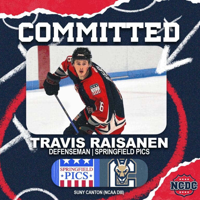 NCDC Commitment Profile: Pics Travis Raisanen Commits to SUNY Canton